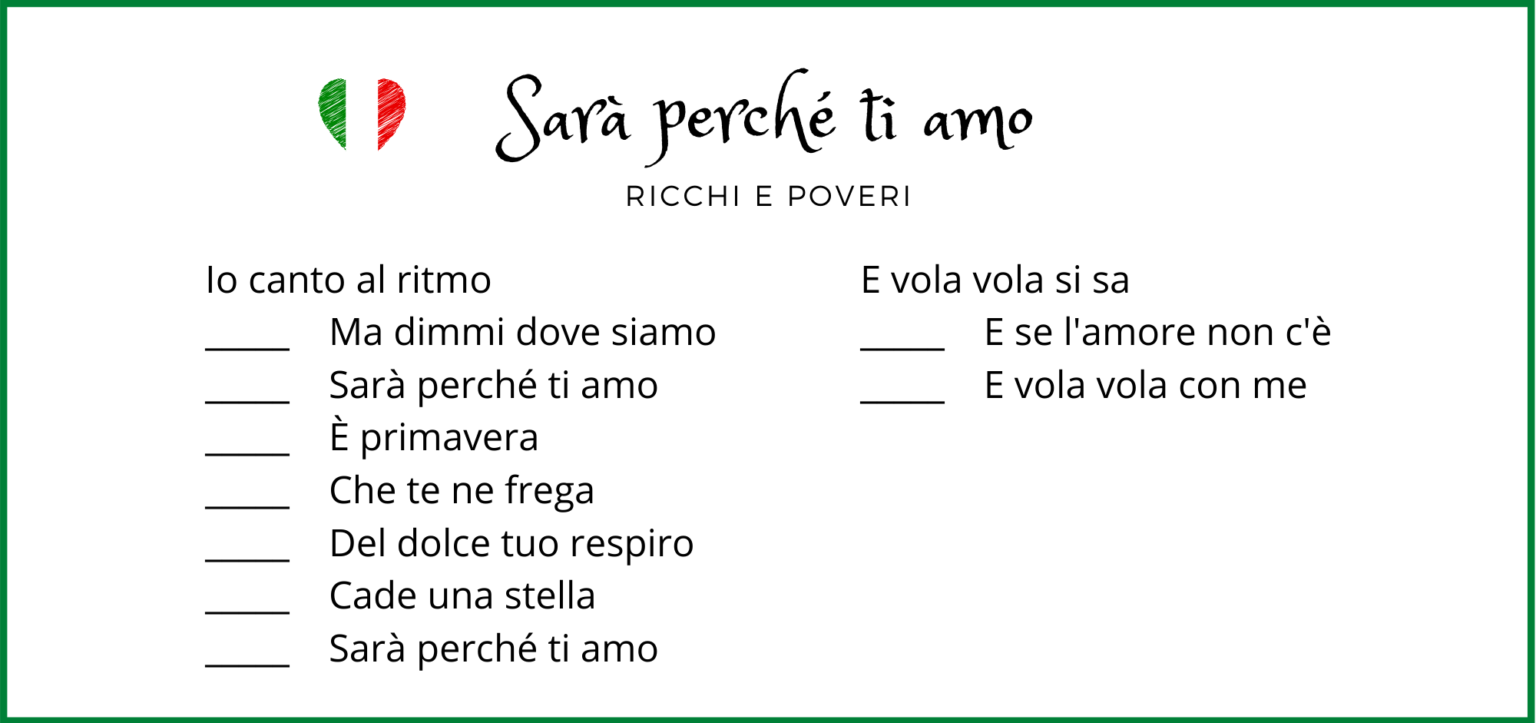 10 Best Song Activities for the Italian Classroom - The Happy Maple ...