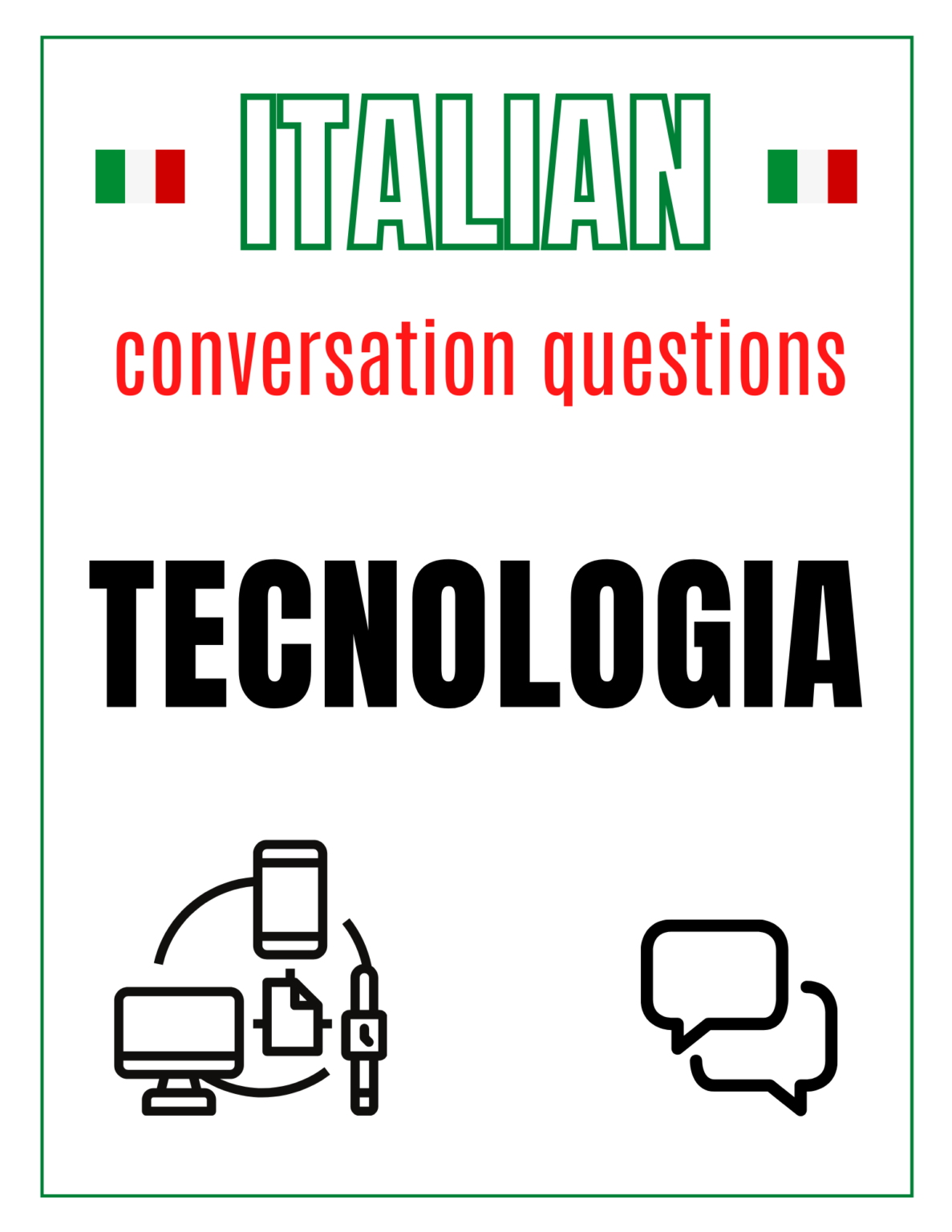 Italian Conversation Questions - The Happy Maple Language Co