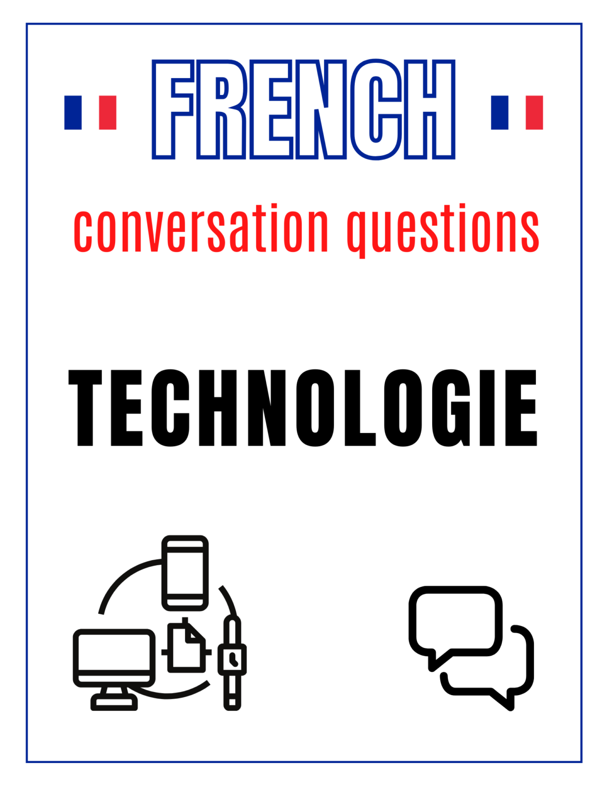 French Conversation Questions - Family / La famille - The Happy Maple ...